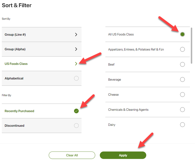 Restaurant Resource Group: Export Your USFoods Order Guide from the ...