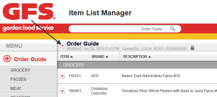 Restaurant Resource Group: Export Your Gordon Foodservice Order Guide