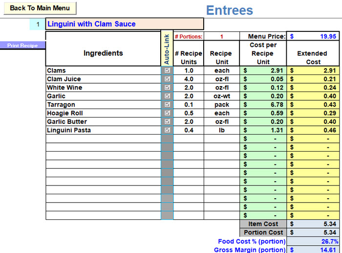 Restaurant Inventory Template SampleTemplatess SampleTemplatess
