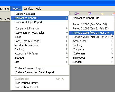 Restaurant Resource Group: Use QuickBooks Memorized Reports to Create 4 ...